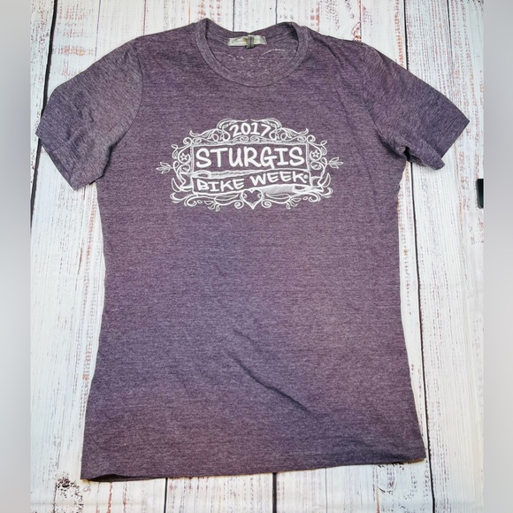 Hot Leather Apparel | Tops | 27 Sturgis Ladies Purple Puffed Letter ...